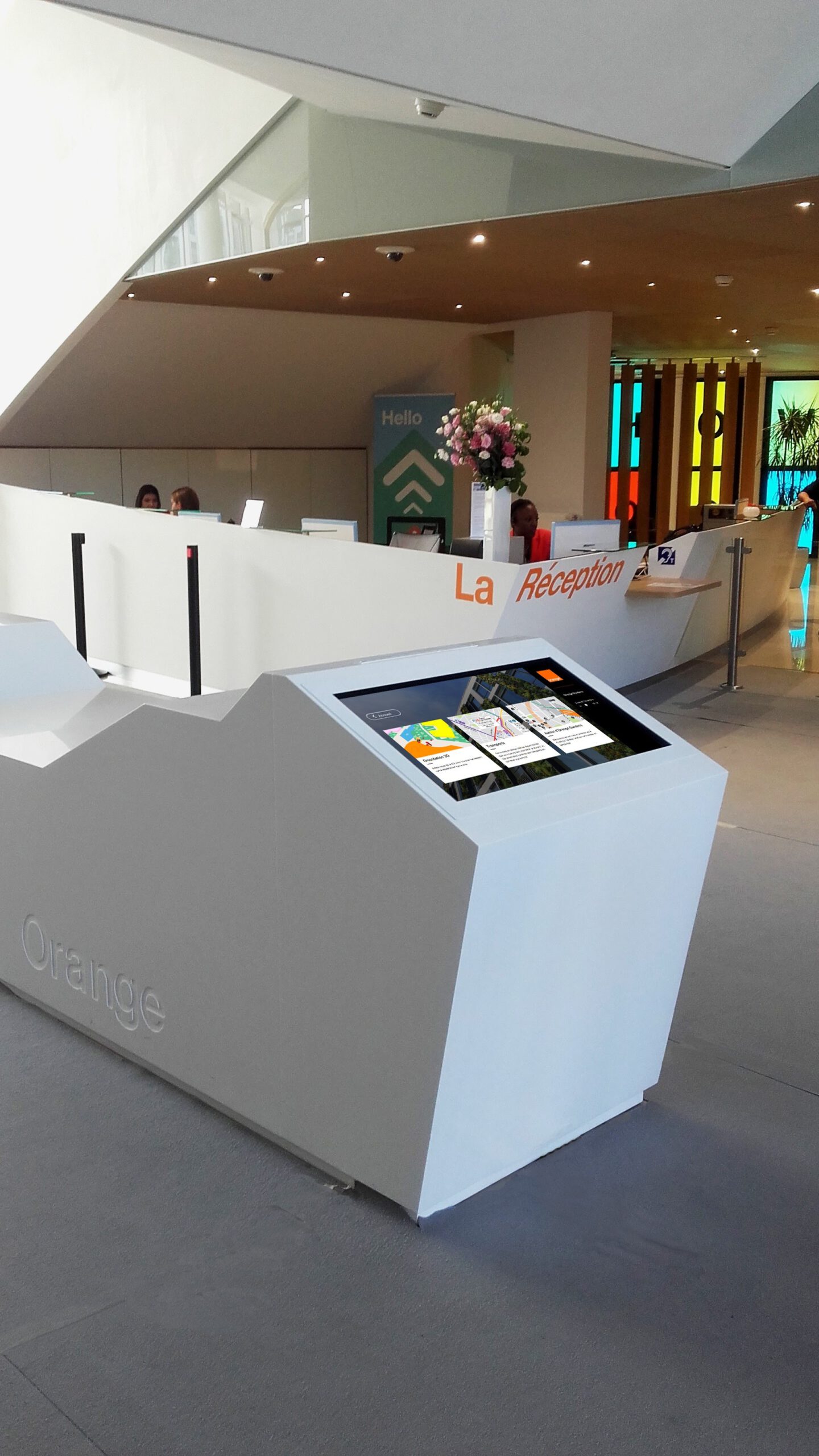 ViaDirect Digital Wayfinding Kiosks at Orange Garden's Campus